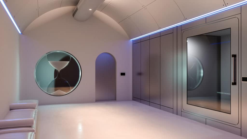 Doomsday luxury bunker with latest space technology • ABIBOO Studio